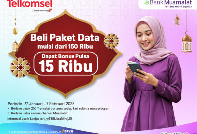 Telkomsel Data Package Promo Program for Isra Mi'raj 2025