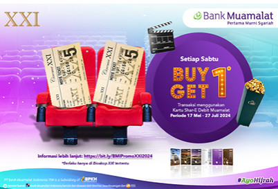 Promo XXI Buy 1 Get 1 Free Ticket