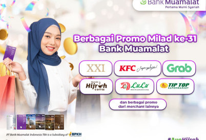 Promo Milad Bank Muamalat Spesial Kartu Share Debit Muamalat