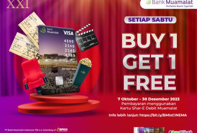 Promo Buy 1 Get 1 Free Ticket